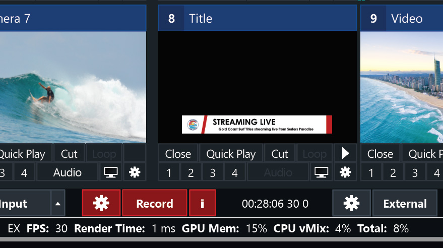 Live Production Software Features | vMix